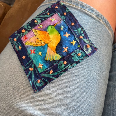 Tapestry and Denim Shoulder Bag, Handmade Tapestry Handbag - Etsy