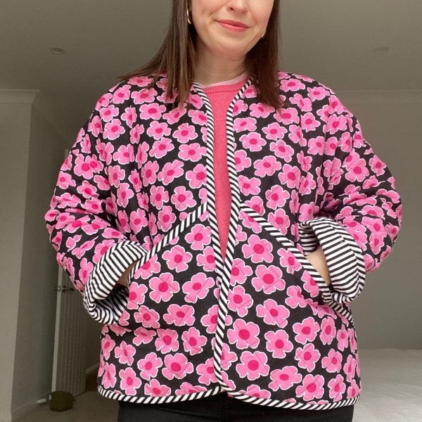 Sage Jacket PDF Sewing Pattern (sizes 4-24), Quilted Jacket Sewing ...