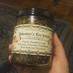 Aphrodites Tea Ritual Anita Apothecary, Herbal Tea, Witches Tea Brew ...