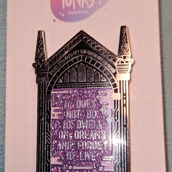 Magic Mirror Hard Enamel Pin Enamel Pin Wizard - Etsy