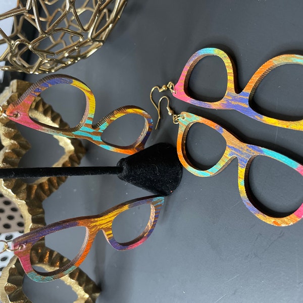 Eye Glasses - Laser Cut Unfinished Wood Cutout Craft Shapes - Etsy