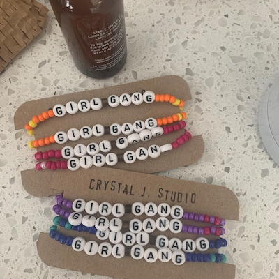 Girl Gang Bracelet Girls Weekend Gifts Bachelorette Bracelet Bundle ...
