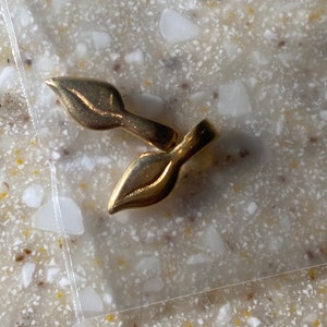 14K Solid Gold Snap-on Large 7.2x3.0 Mm Pendant Bail Solid - Etsy