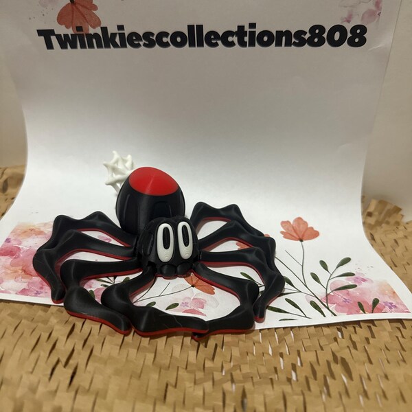 Blob Spider With Retractable Magnetic Web | 3D Printed Articulating ...