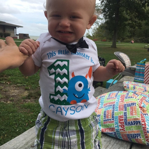 Monster Birthday Party, Monster Birthday Outfit Boy, Boy First Birthday ...