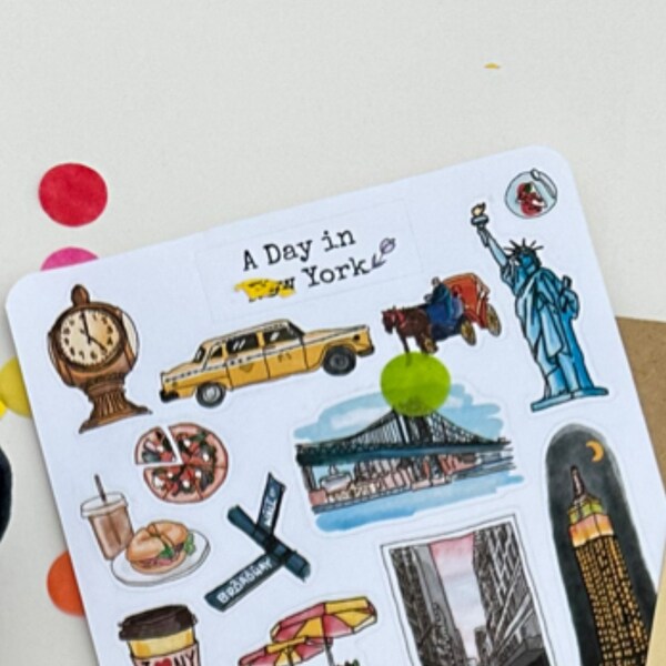 Copenhagen Stickers for Travel Journal Sticker for Journal Europe ...