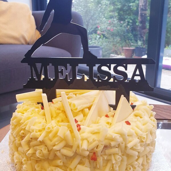 Personalised Acrylic Fencing Birthday Cake Topper Decoration - Etsy