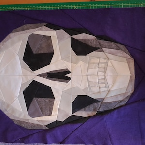 Fractured Skull 10 Block FPP Pattern - Etsy