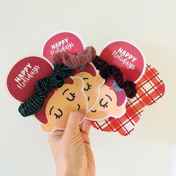 Scrunchie Thank You Card | Scrunchie Favor Printable | Favour, Thank ...