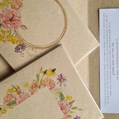 Personalised Writing Paper Set AUSTRALIAN ANIMALS Set of 20 Penpal Set ...