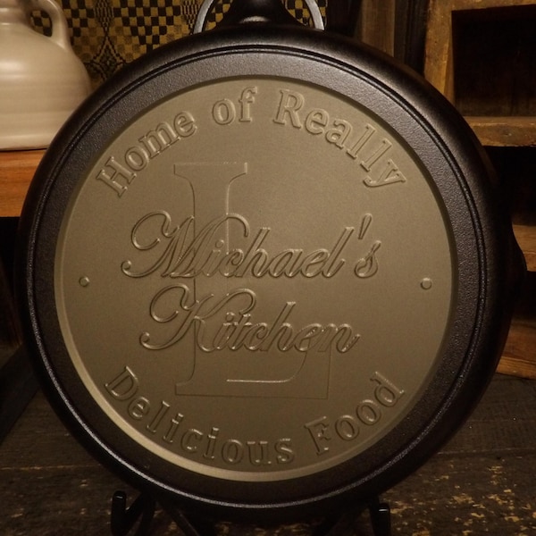 Personalized/custom Cast Iron Skillet - Etsy