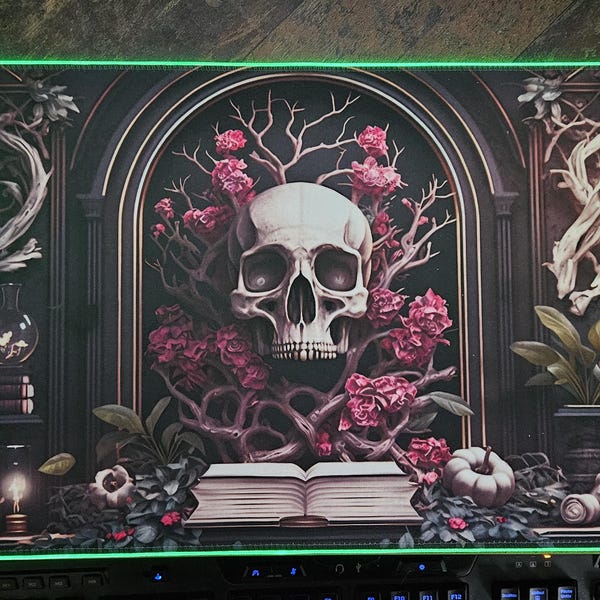 Desk Mat, Fantasy Pirate Ship Large Mouse Pad, Cute Gaming Desk Pad ...