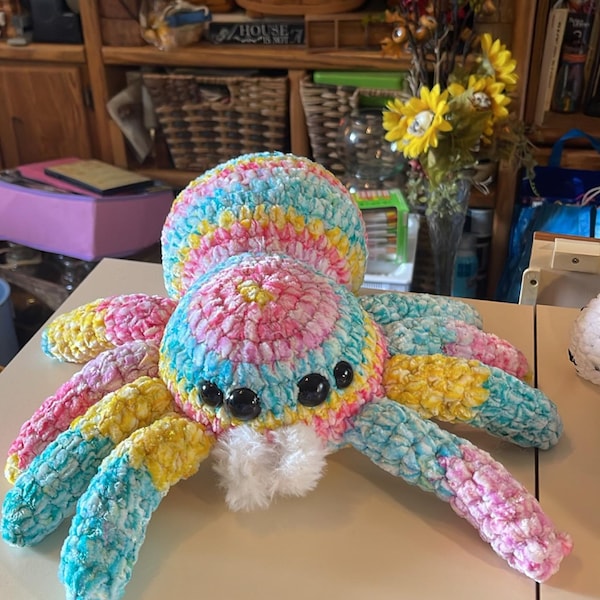Spider, Crochet Pattern, PDF, Digital, Download, Low Sew Spider Pattern ...