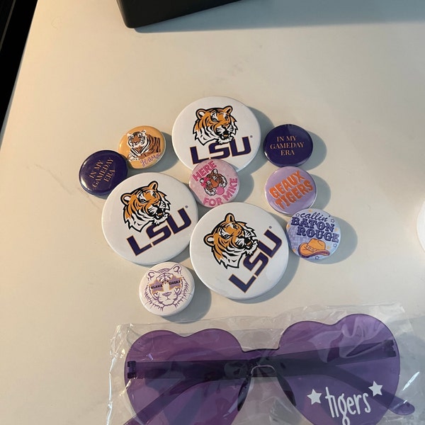 LSU Gameday Pins, LSU Cute, Tailgate, Sorority, Frat, Pins for Gameday ...