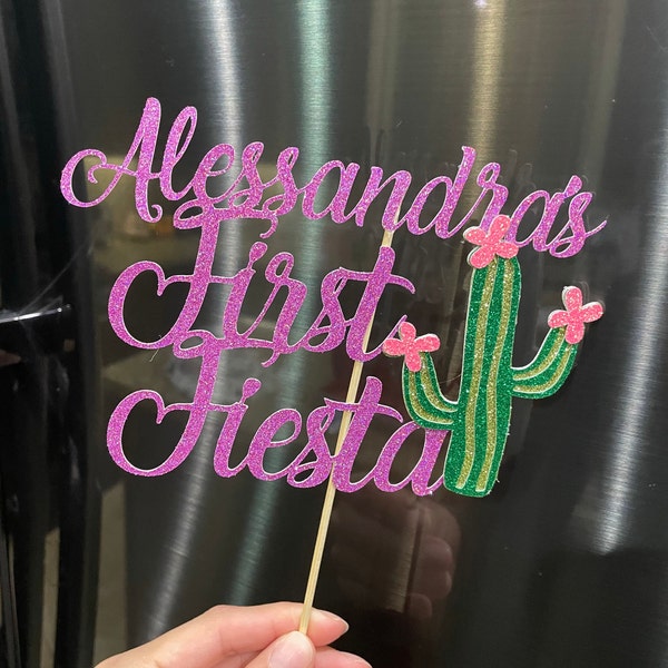 1st Birthday Fiesta Cake Topper, Fiesta Birthday, Fiesta 1st Birthday ...