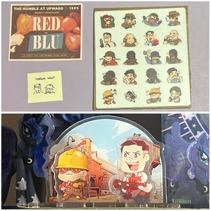 TF2 / Clear Sticker Sheet - Etsy