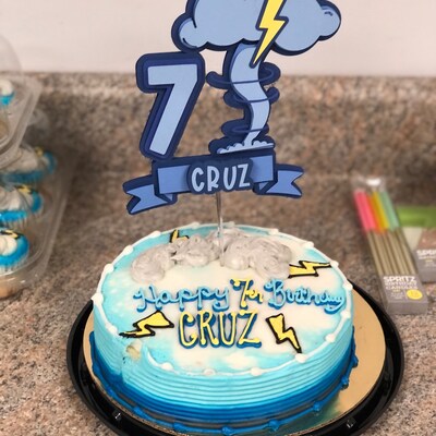 Tornado Theme Cake Topper Two-nado Theme Four-nado Theme Party - Etsy