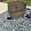 Welcome Name Stone Custom Stone Engraved Rock Personalized Garden Stone ...