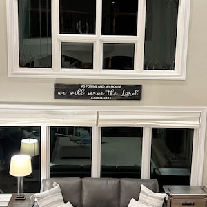 Personalized Bible Verse Wood Sign, Custom Scripture Wall Decor ...