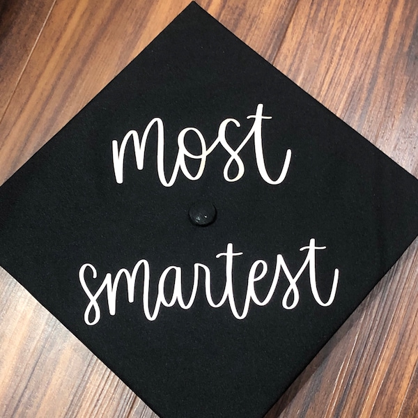 Custom Grad Cap Decal, Custom Grad Cap Lettering, Grad Cap Calligraphy ...