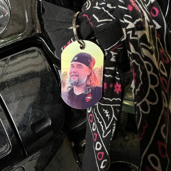 Biker Memorial Keychain, Remembrance Gift for Motorcycle Rider, Loss of ...