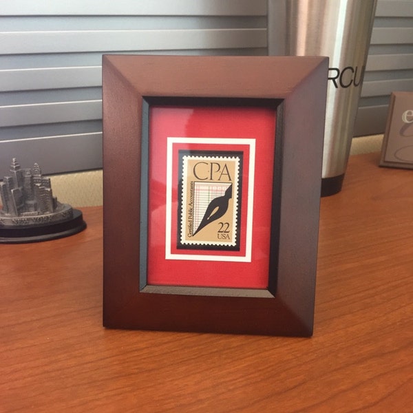 Certified Public Accountants - Vintage Framed United States Postage ...