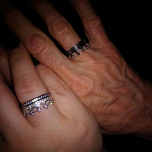 925K Sterling Silver Ruby Queen Crown Ringcrown Ringsilver - Etsy