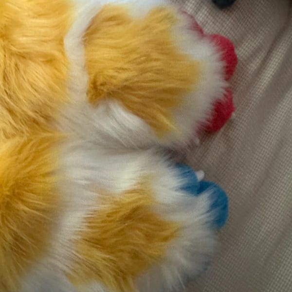 Furry Paws With Star Pattern and Colorful Style | Fluffy Fursuit ...
