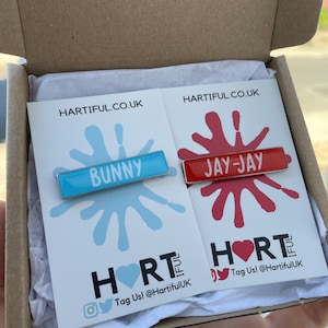 Personalised Design Your Rectangle Enamel Pin Customised Pin - Etsy UK