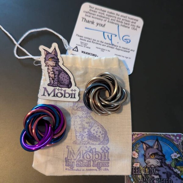 Mobii® STAINLESS STEEL: Stress Ball, Stim Fidget Ball Desk Toy - Etsy