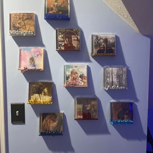 CD Wall Display for Folklore Customized CD Wall Mount - Etsy
