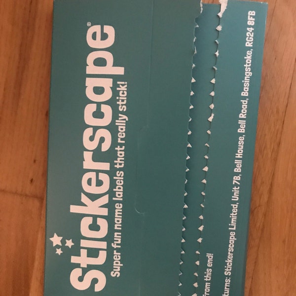 50 or 123 Stick on Name Labels, School Name Stickers, School Name Tags ...