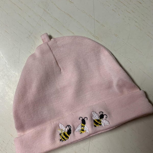 Individual 3 Mini Bee Embroidery Design, 5 Sizes, Bee Machine ...