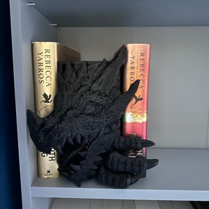 Dragon Book Nook, 3d Printed Fantasy Book Shelf Décor and Bookends - Etsy