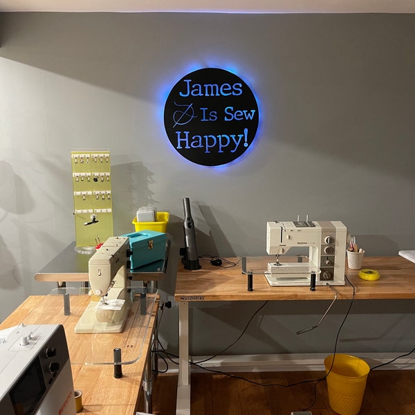 Custom LED Logo Sign / Light up Custom Logo Metal Sign / Choose Your ...