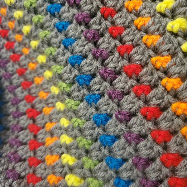 Rainbow Through the Storm Crochet Blanket Pattern (PDF Digital Download Written in English With ...