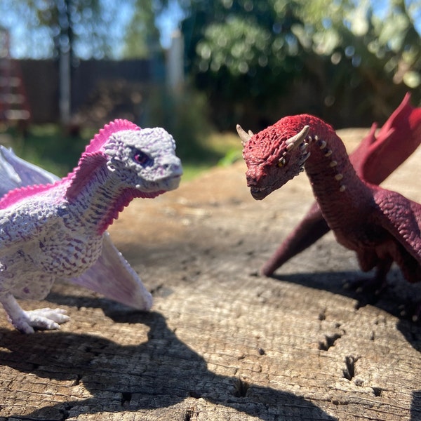 Realistic Baby Dragon Replica - Red Wyrm Dragon - PRE ORDER Shipping in ...
