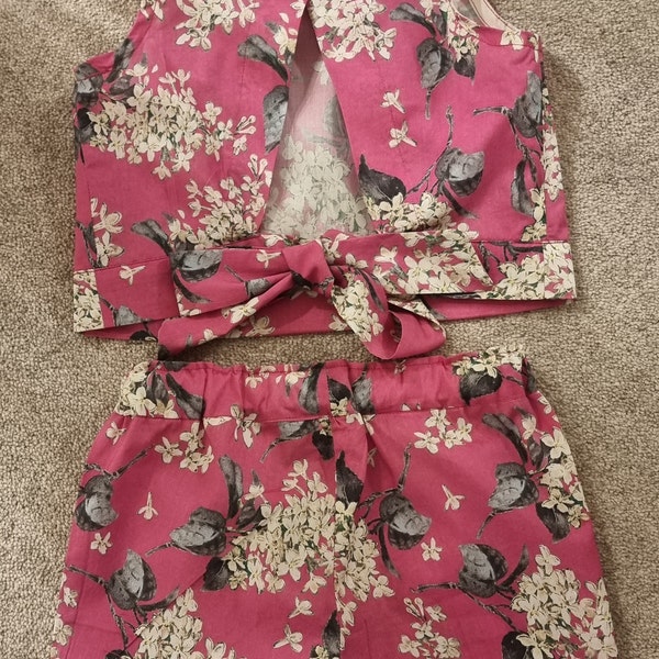 Cute Kids Summer Top and Shorts Pdf Sewing Pattern, Plus Skirt! GELATO ...