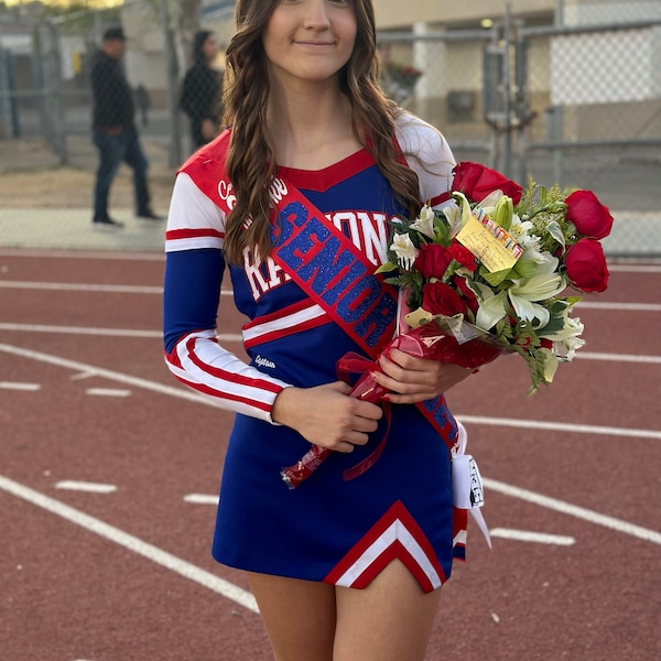 2026 "the Champion Pro" Sports Senior Night Sashes With Chevron Tails ...
