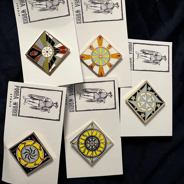 Finrod Felagund Sigil Enamel Pin | the Silmarillion | Lord of the Rings ...