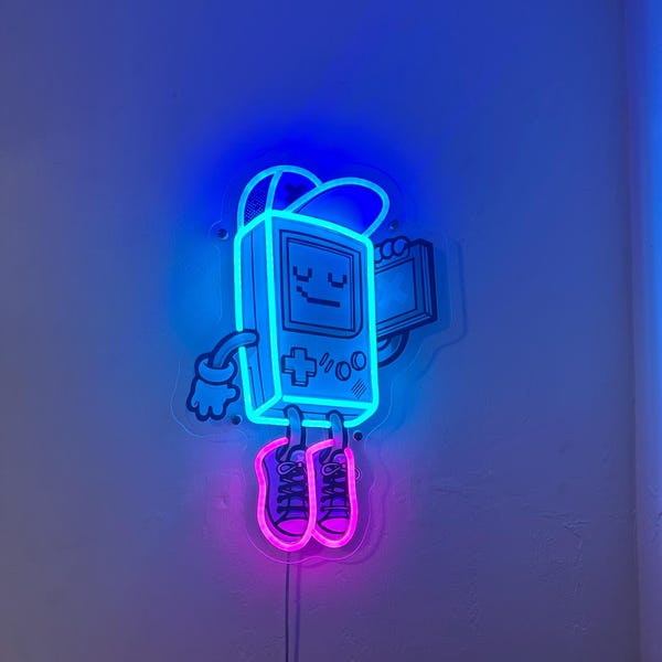 Man Neon Sign, Man Art, Male Body Art, Custom Neon Sign, Bedroom Neon ...