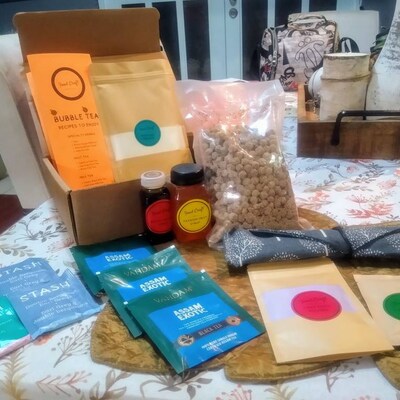 Assorted Bubble Tea Kit DIY Boba Tea Kit DIY Milk Tea Kit I 5 Drinks ...