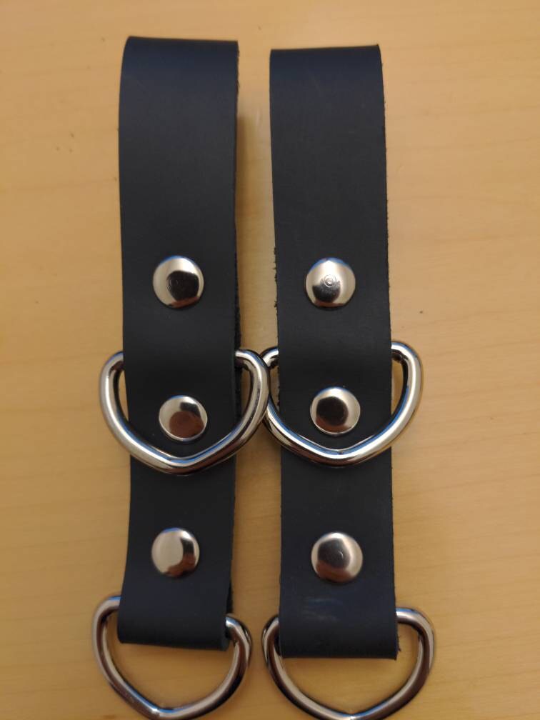 Belt Loop Accessory gadget hanger, Real leather/LARP, Hiker, Renfaire ...