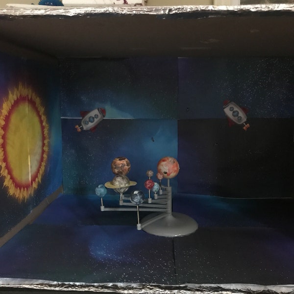 SOLAR SYSTEM -diorama- DIY Set - Instant Download - Includes ...