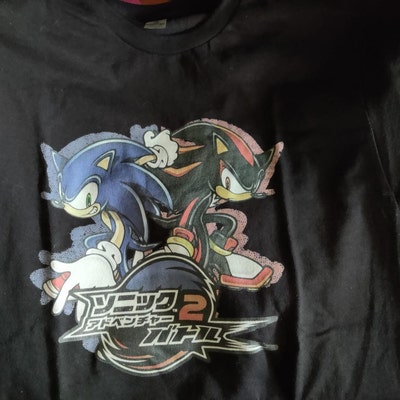 Hedgehog Japanese Shirt, Sonic Adventure 2, Dreamcast Japanese ...