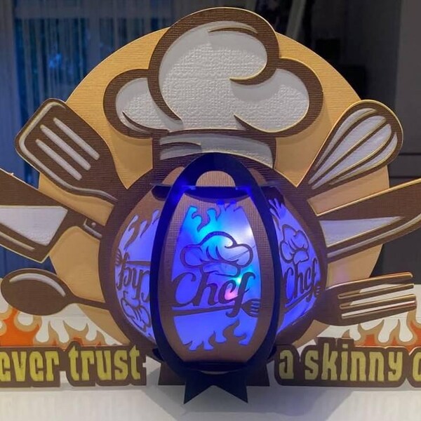 Nurse Life Lantern Paper Cut, Cute 3D Layered Floral Lantern With Bow ...