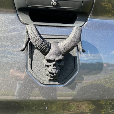 4th & 5th Gen 09 Hood Ram Head Badge Ornament Emblem Fits RAM Universal ...
