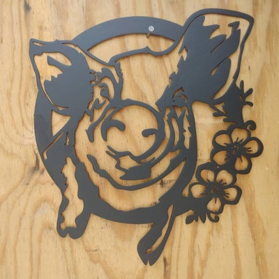 PIG DXF, Pig Head Svg, Farm Animal Svg, Silhouettes Dxf File, Cricut ...