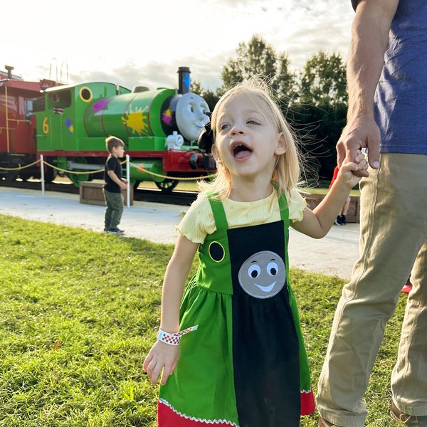 Girl's Train Inspired Dress, Girl's Train Character Dress, Girl's ...