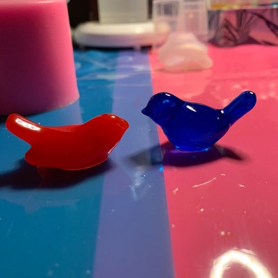 Cute Bird Silicone Mold-simulation Bird Resin Mold-2 Styles Epoxy Resin ...
